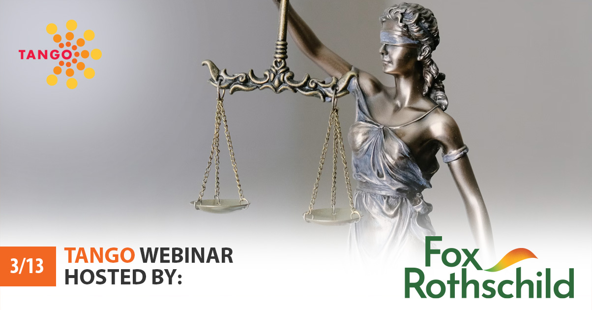 Current Legal Trends & Issues That Nonprofits Need to Know! | TANGO